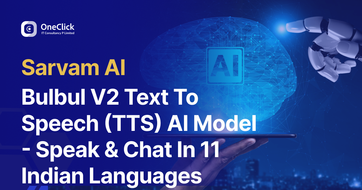 Bulbul v2 text to speech (TTS) AI model by Sarvam AI - Speak & Chat in 11 Indian Languages